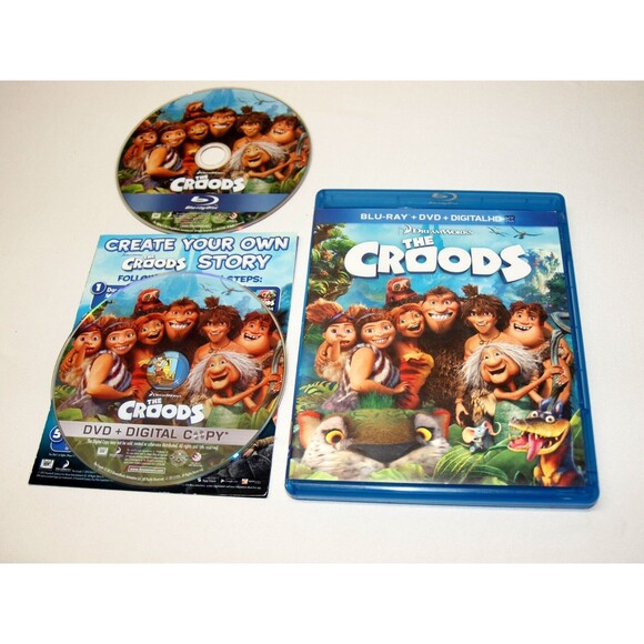 Dreamworks | Media | The Croods Bluray Dvd 2disc Set Animation Movie ...